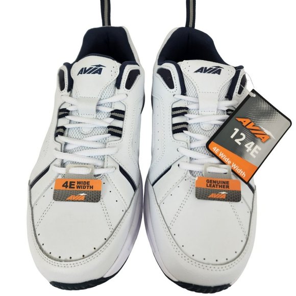 Avia | Shoes | Avia Mens Leather Walking Shoes 4e Extra Wide Memory ...